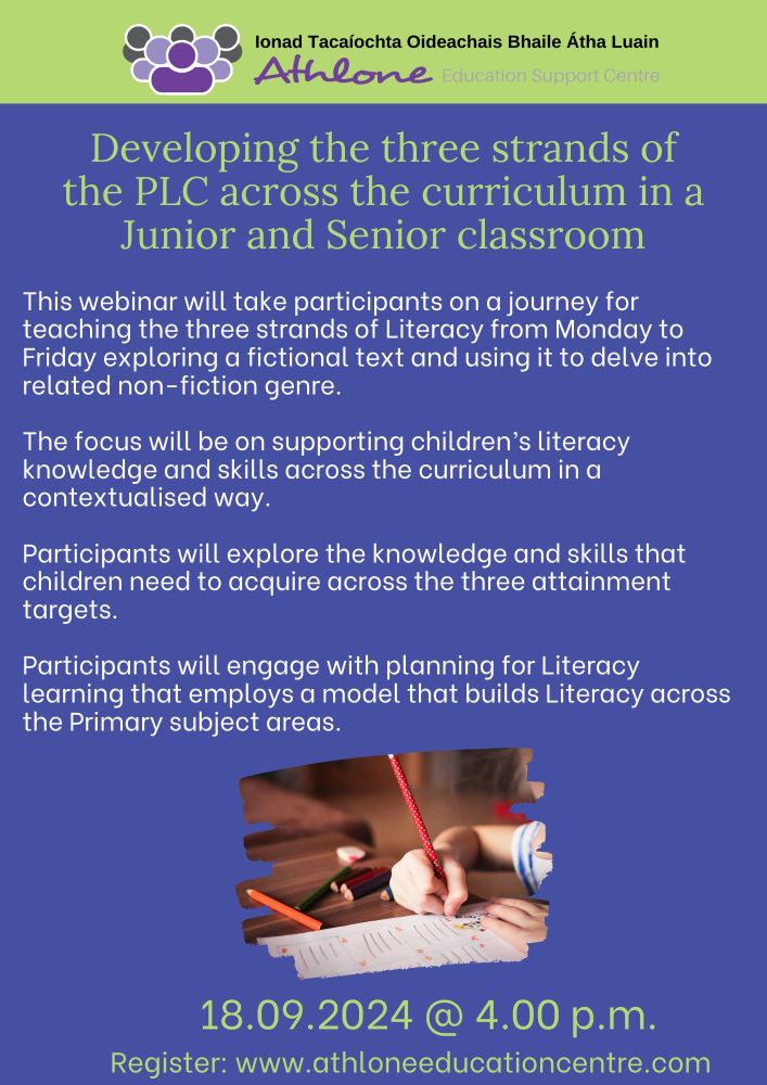 LC24-65A Developing the 3 strands of the PLC in Junior and Senior ...